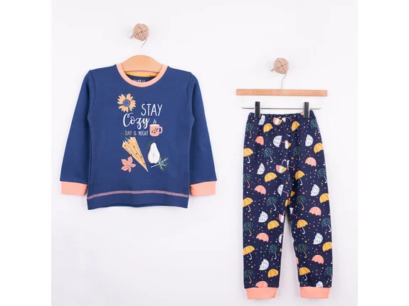 Just Kiddin Pidžama za devojčice Autumn vibes Jz22-6Pdž20 pamuk 92 98