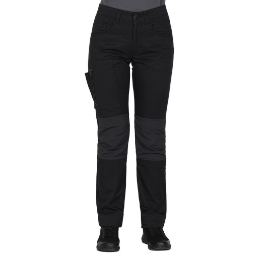 ROVER WOMEN S, ŽENSKE SERVISNE RADNE PANTALONE SA ELASTINOM, CRNI