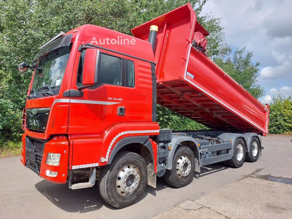 MAN TGS 35.480 8x4 BL - Big Axle – Automat. TOP TOP! kiper