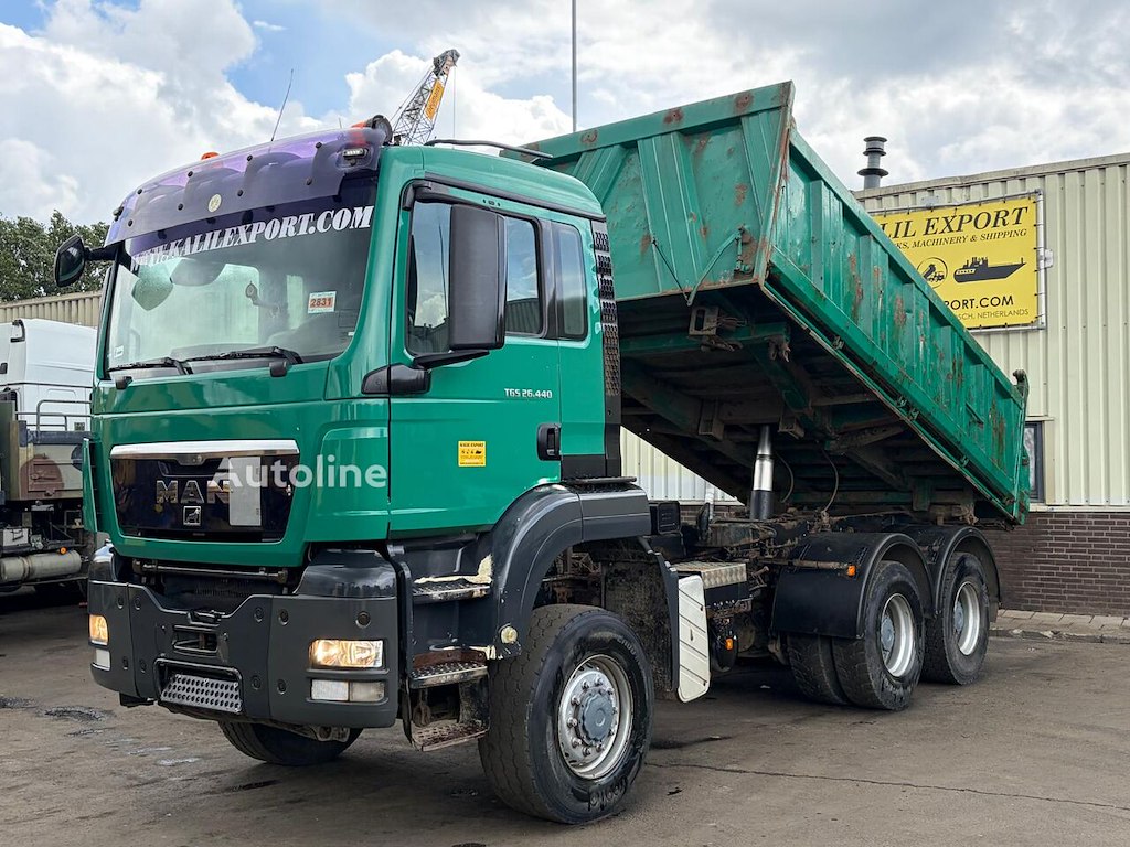 MAN TGS 26.440 Kipper 6x6 Full Steel Suspension Manual Gearbox Big A kiper