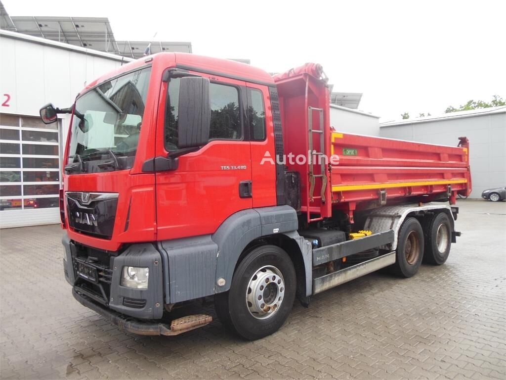 MAN TGS 33.480, 6x4, Bordmatic, Retarder kiper