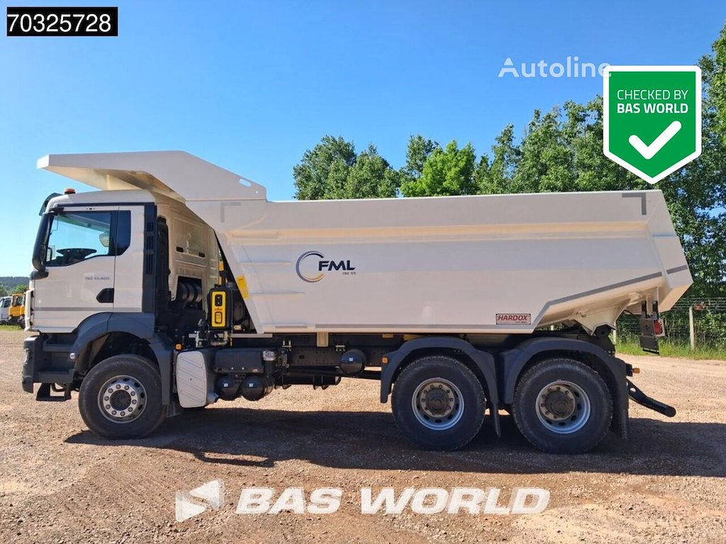 Novi MAN TGS 33.400 TGS 6x4 Hardox Mining tipper Canopy Steel suspension kiper
