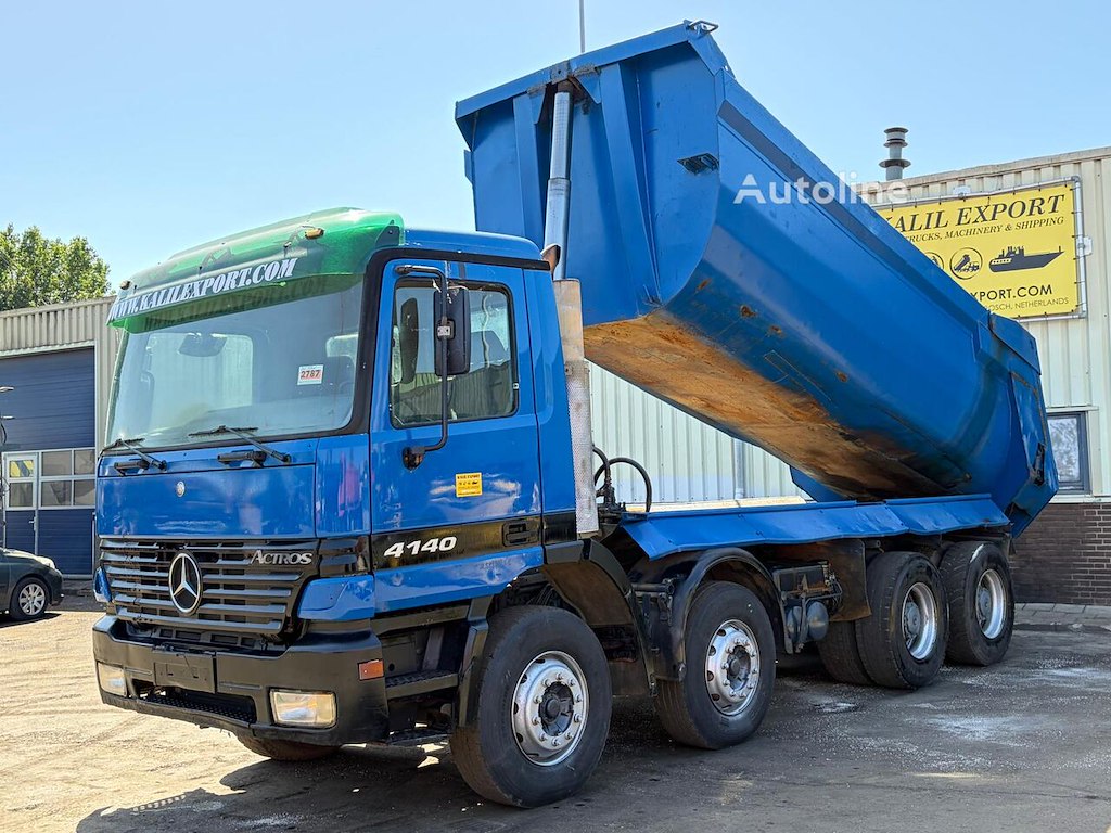 Mercedes-Benz Actros 4140 Kipper - 8x4 - Big Axles - Manual Gearbox - Full Ste kiper