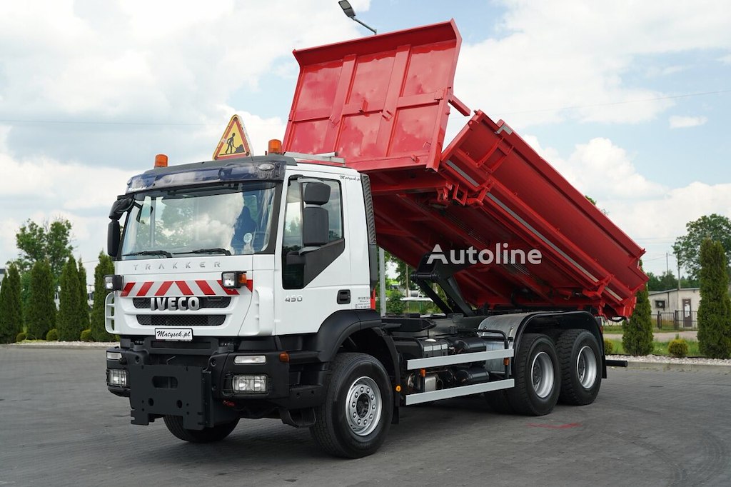 IVECO TRAKKER 450 / HYDROKLAPA / HYDROBURTA / BORDMATIC kiper
