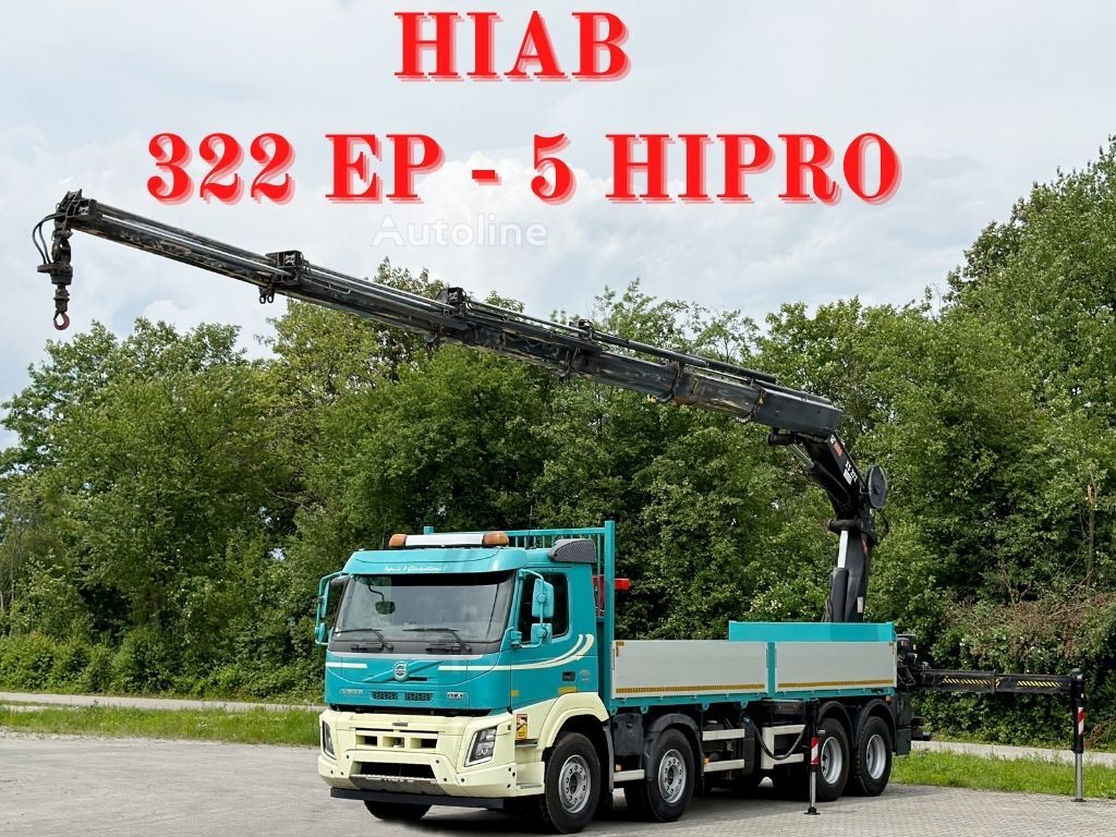 Volvo FMX 410 kamion s ravnom platformom