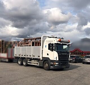Scania R560 *6x2 *PLATFORM 6.5m *ALUMINUM SIDE WALLS kamion s ravnom platformom