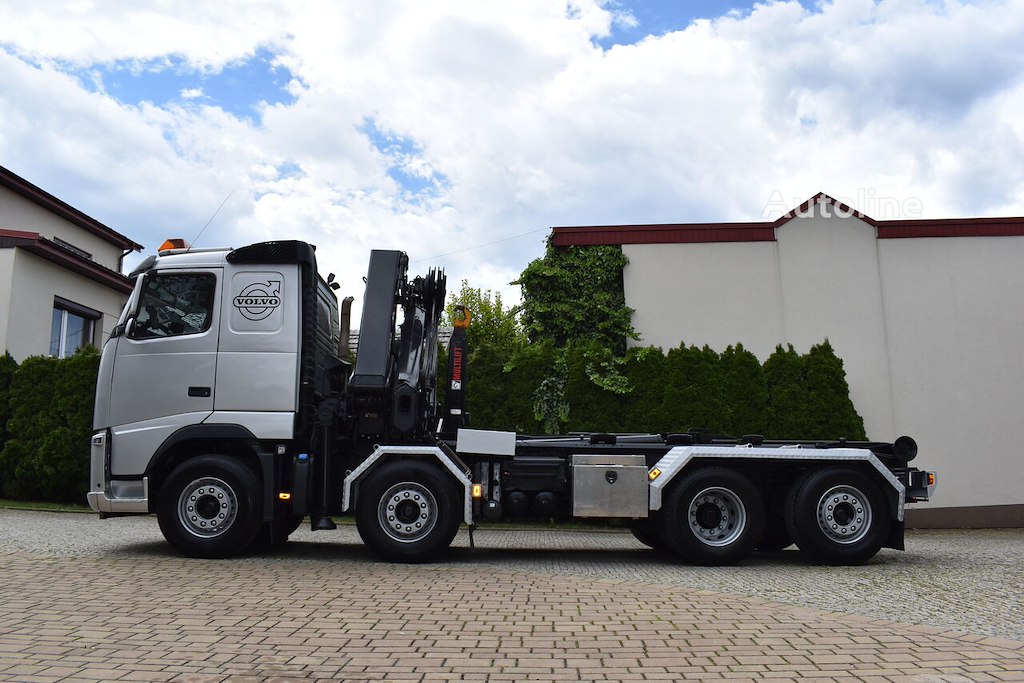 Volvo FH 8x2 + HIAB XS 244 EP 5 HIPRO + MULTILIFT 20T kamion rol kiper