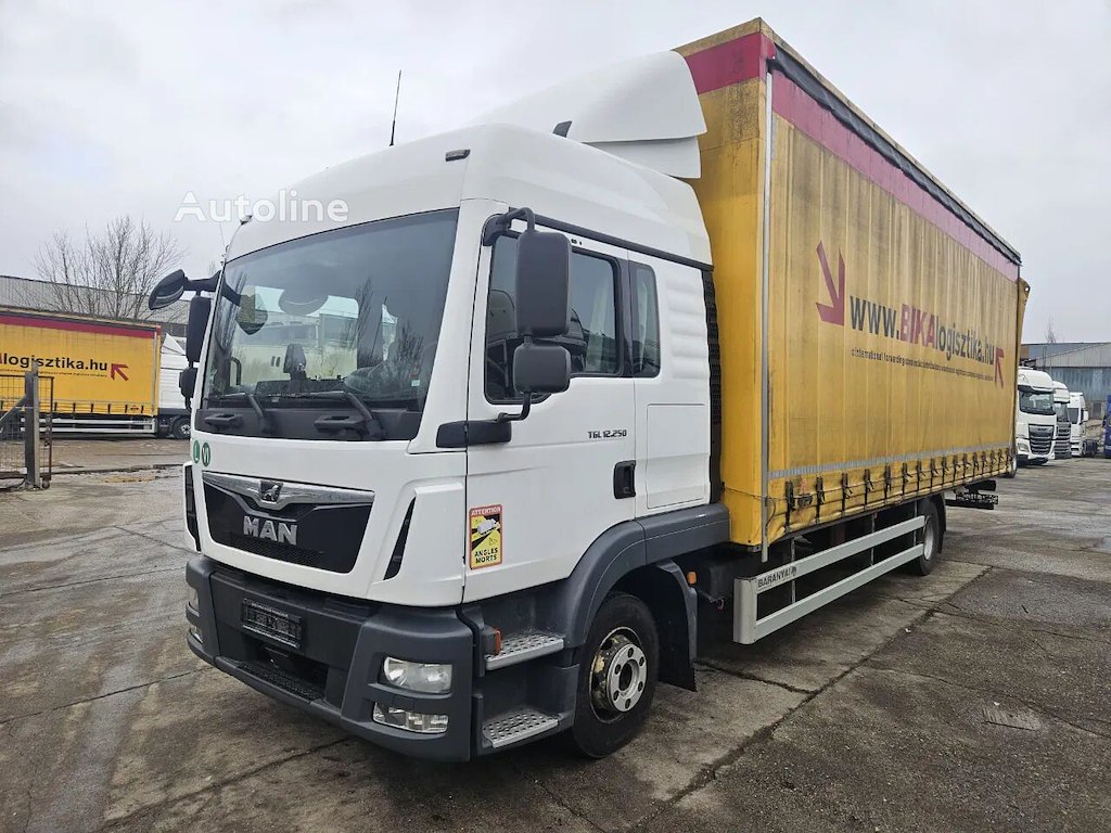MAN TGL 12.250 3 units kamion sa klizna zavesa cerada