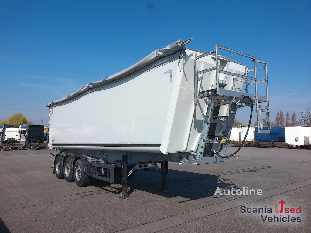 Schmitz Cargobull Alu-Kipp Mulde 52 m/3 Liftachse Getreide TOP!!! poluprikolica kipera