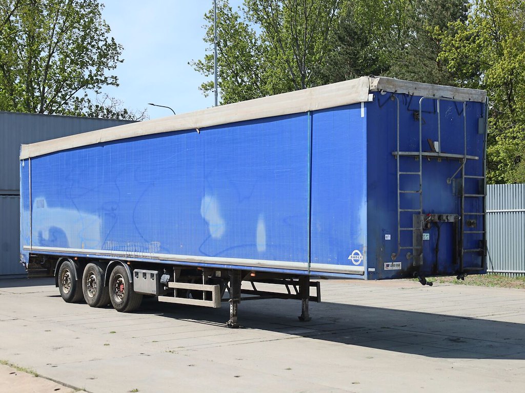 Bodex KIS 3W-A, POSUVKA , 92 CBM, KRYCÍ PLACHTA, NÁPRAVY SAF poluprikolica kipera