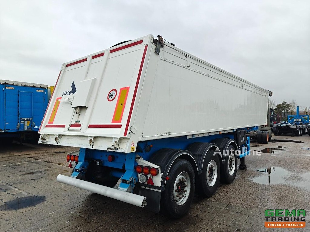 Stas S300CX Aluminium Tipper 30m³ - ALU chassis - Teflon Floor Plate poluprikolica kipera