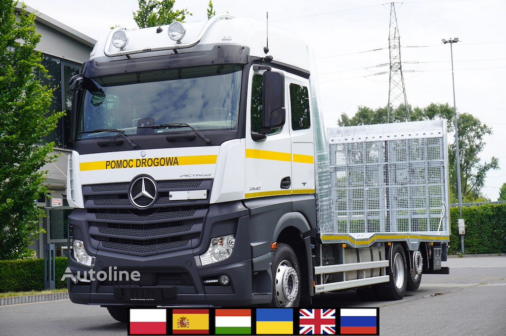 Mercedes-Benz Actros 2540 6×2 / 40 tho. km! / NEW GALVANIZED tow truck 925 cm šlep auto