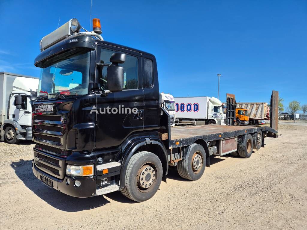 Scania R420 8x2/6 // Knæklad med venderampe // šlep auto