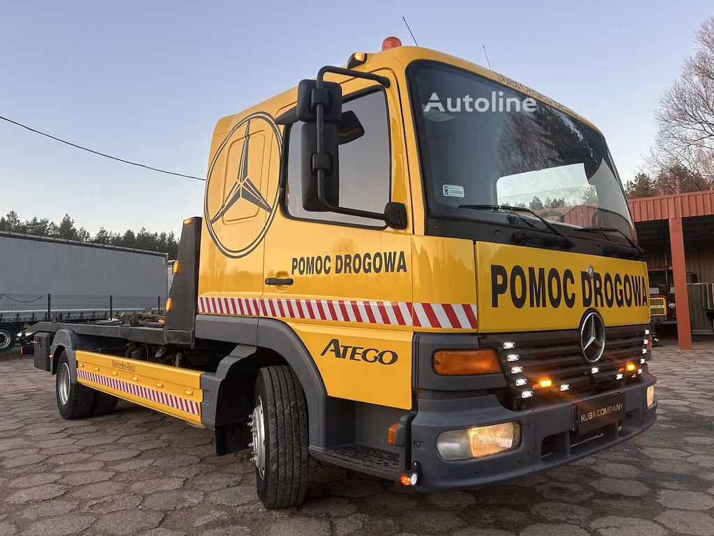 Mercedes-Benz Atego 815 LAWETA NA 2 AUTA / WCIĄGARKA Z PILOTEM / POMOC DROGOWA šlep auto