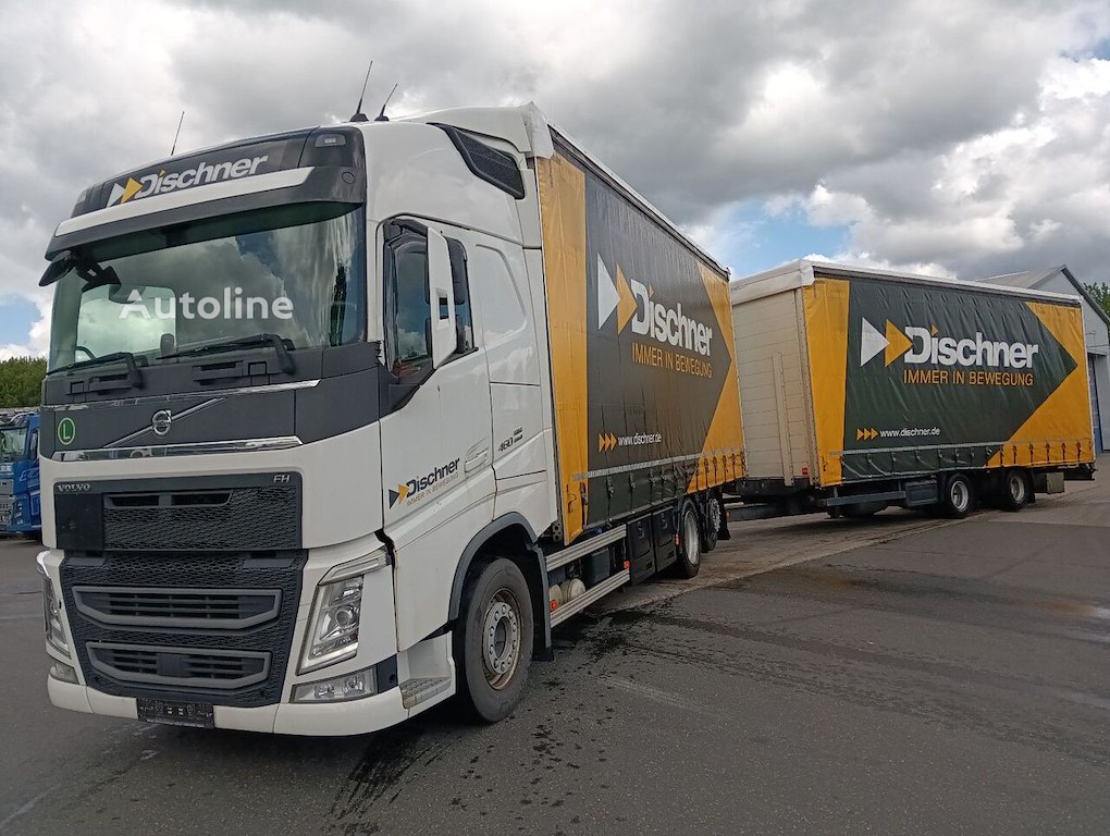 Volvo FH460 JUMBO 120m3 Globe 6x2 SCHMITZ I-PARCool kamion s ceradom + prikolica sa ceradom
