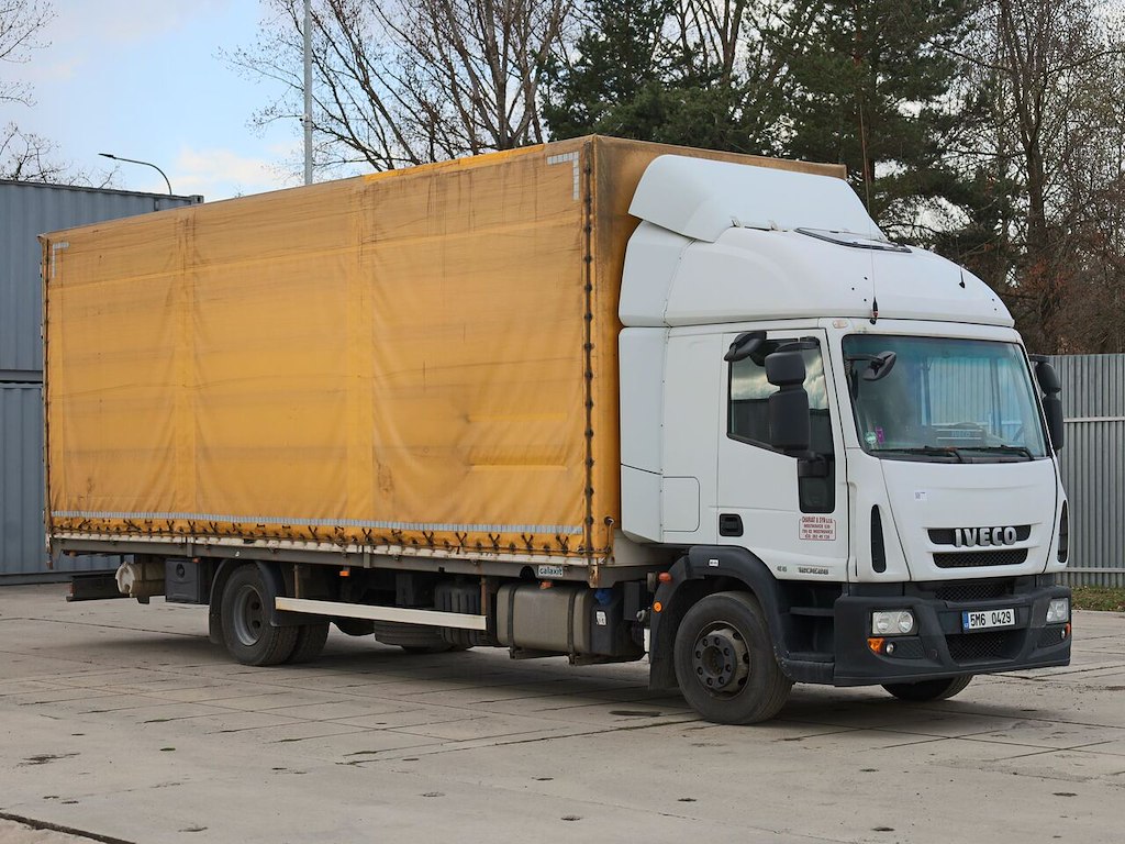 IVECO 120E28, EURO 6, TŘÍSTRANNÁ SHRNOVACÍ PLACHTA, 20 PALET kamion s ceradom