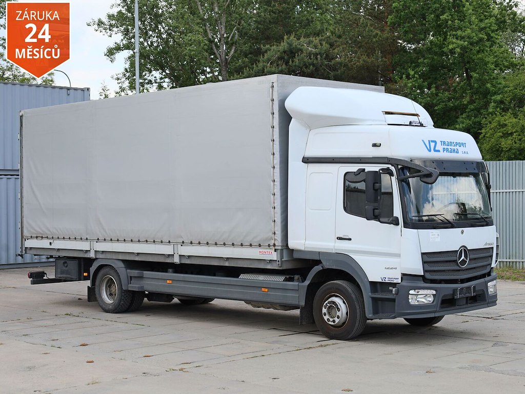 Mercedes-Benz ATEGO, EURO 6, 18 PALET, POČET VÁLCŮ 6, DVOUSTRANNÁ SHRNOVACÍ PL kamion s ceradom