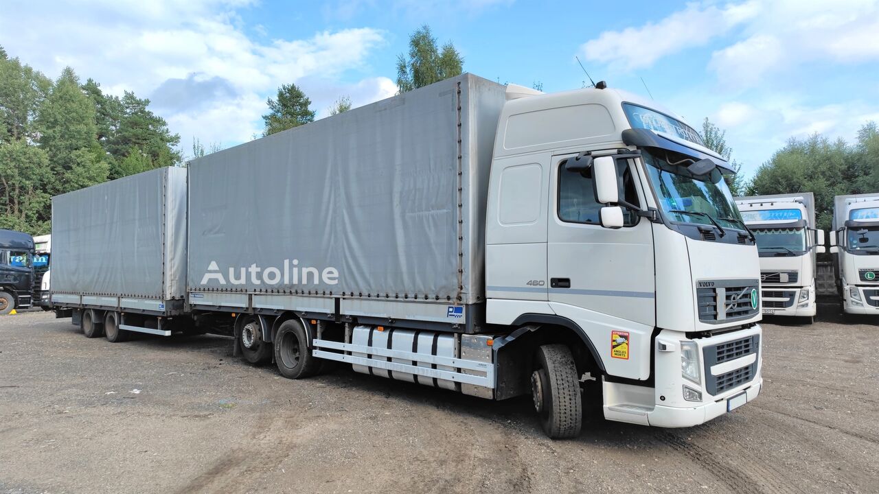Volvo FH 460 XL kamion s ceradom + prikolica sa ceradom