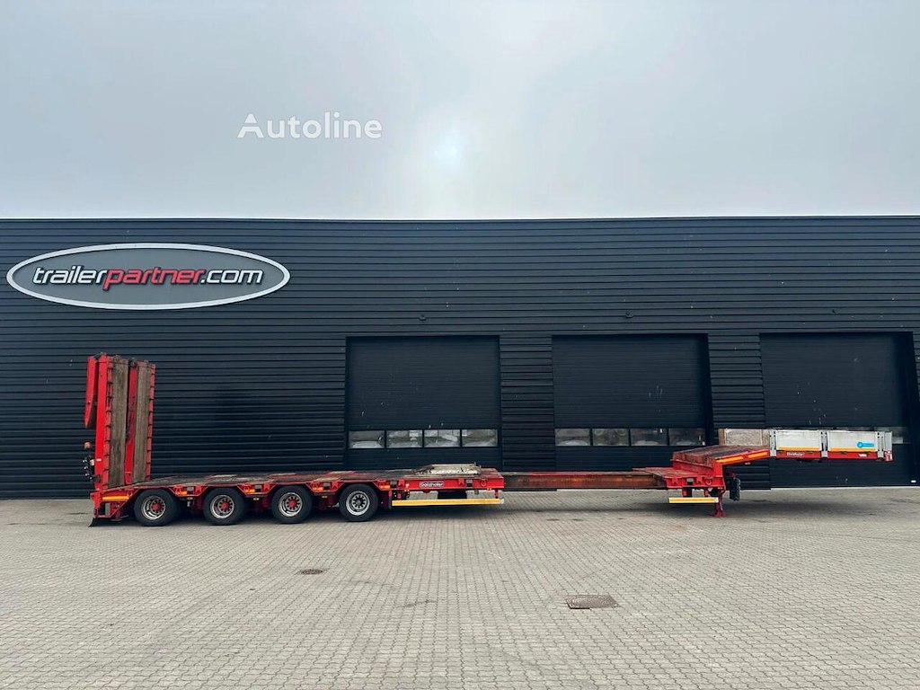 Goldhofer 4 axle Lowloader / Hydr. Power Steering poluprikolica sa niskom platformom