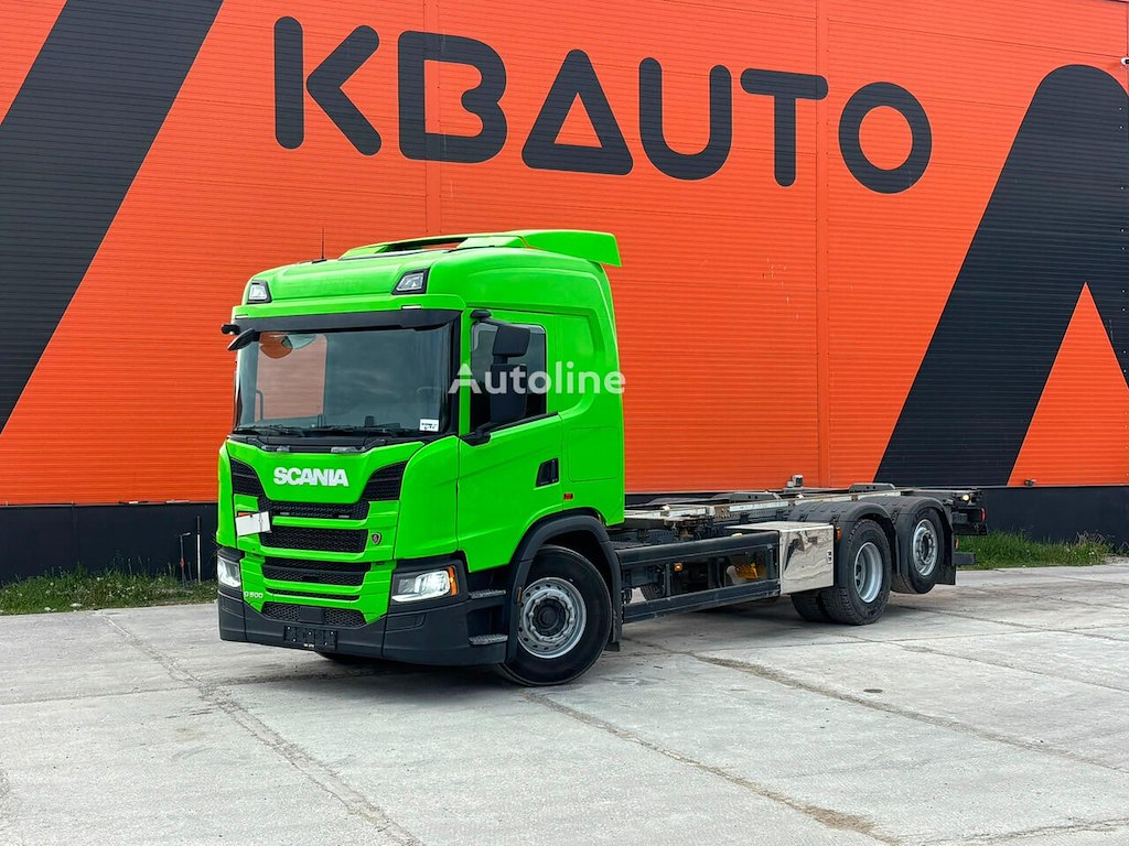 Scania G 500 6x2 RETARDER / CHASSIS L=7066 mm vozilo za prevoz kontejnera