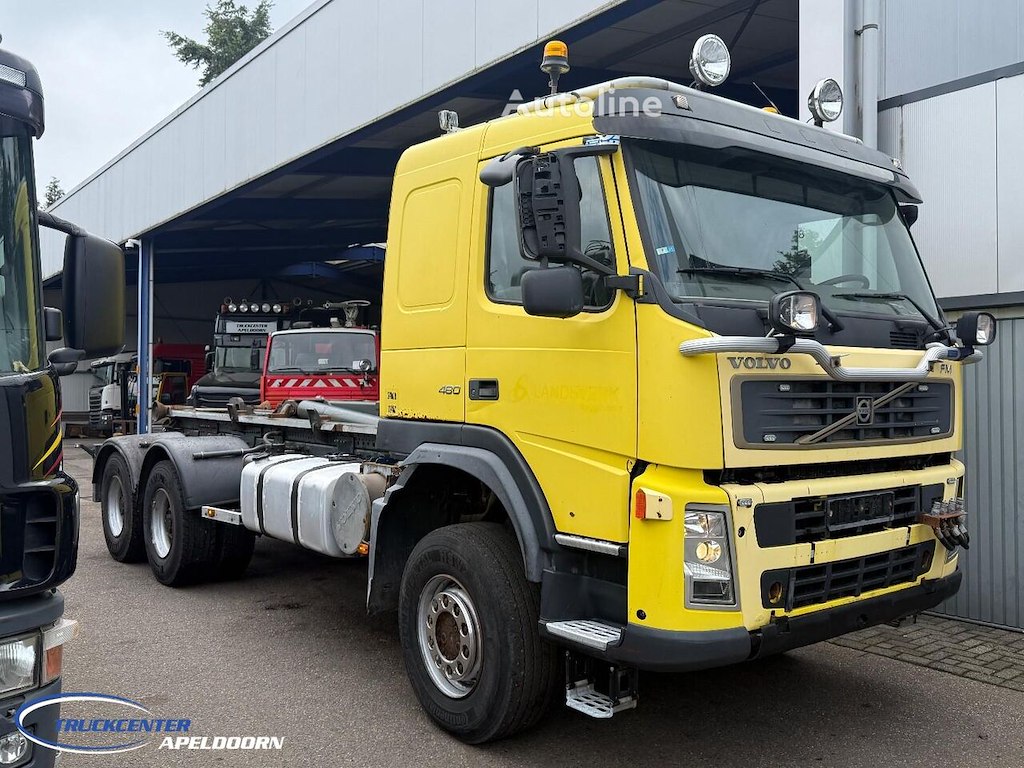 Volvo FM 480 6x6 Steel Springs vozilo za prevoz kontejnera
