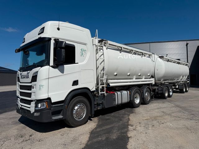 HMK Bilcon SCANIA R500 NGS 6x2 26 m3 Silo + HMK Bilcon Silotrailer autocisterna + prikolica autocisterna