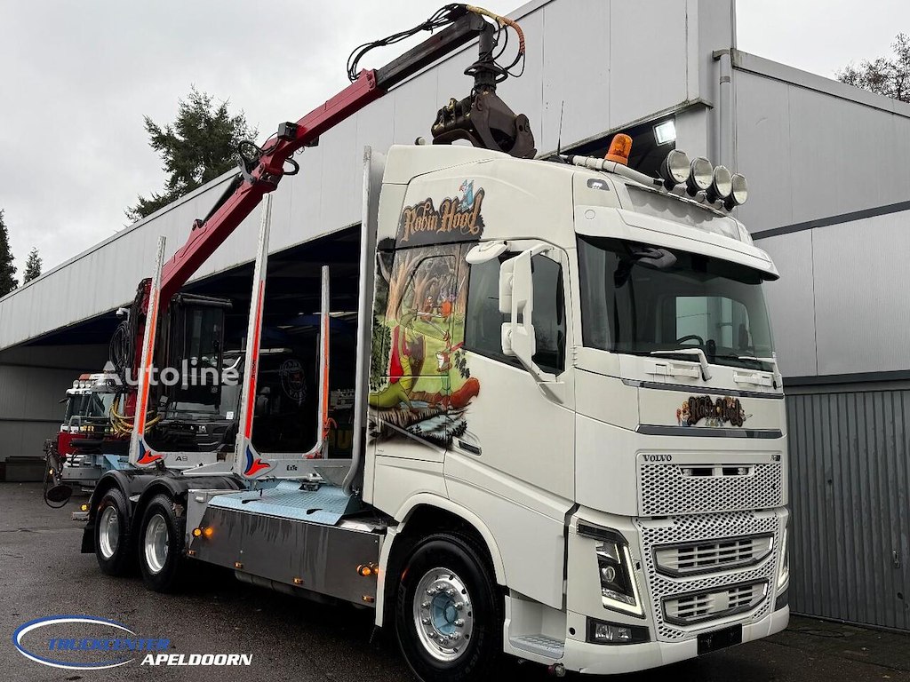 Volvo FH 750 Log lift, 6x4, Dynamic steering, Special paint kamion za prevoz drva