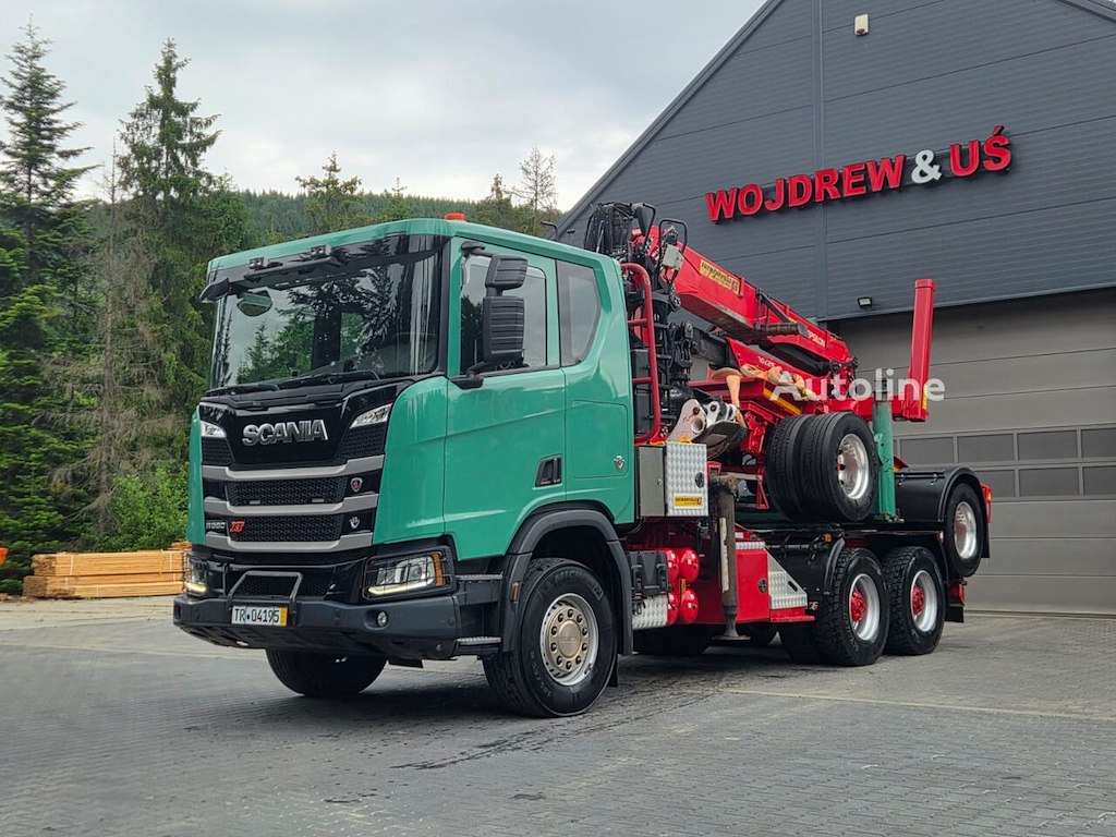 Scania R580 kamion za prevoz drva