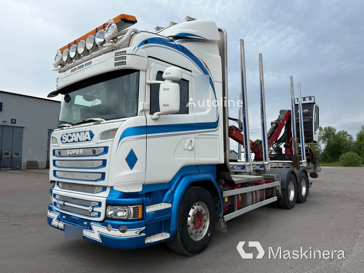 Prodaje se Scania R580Lb Hnb kamion za prevoz drva na aukciji