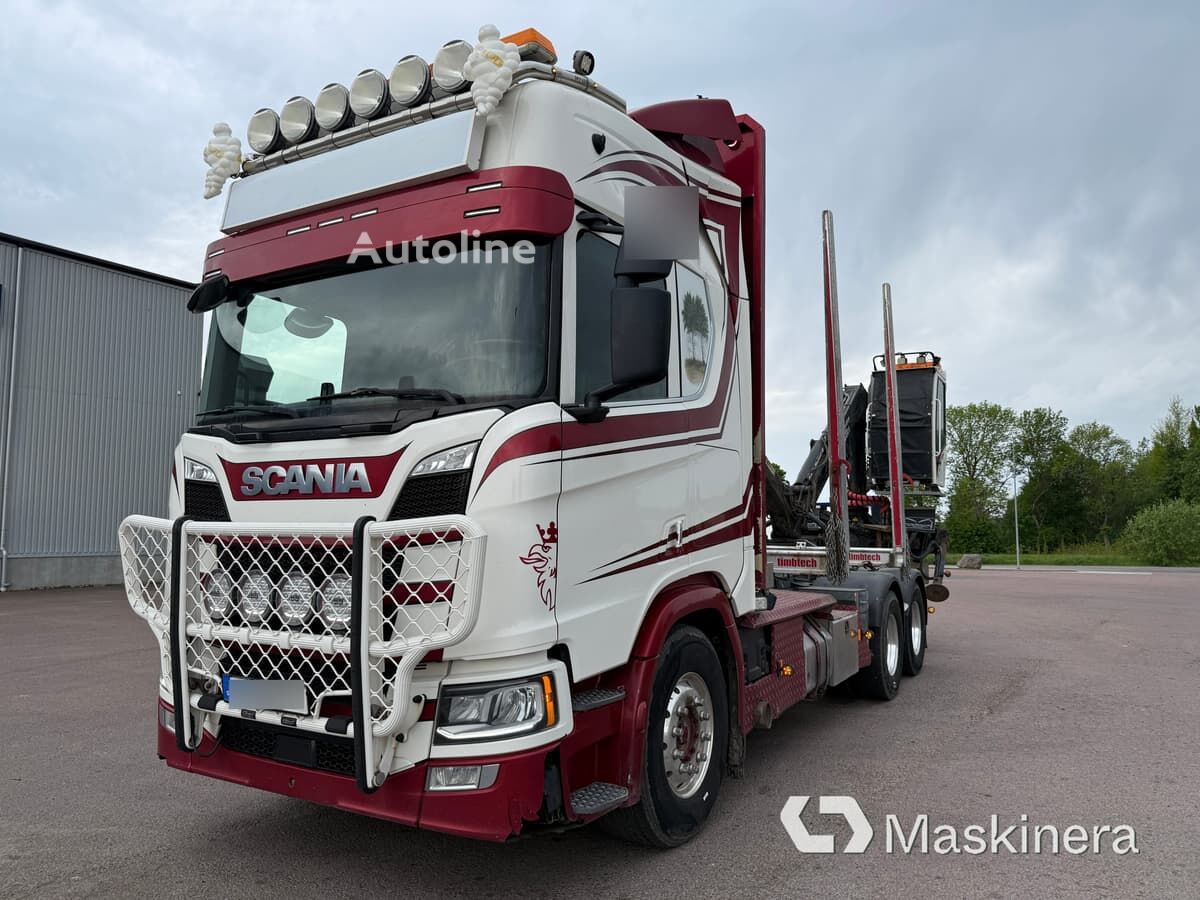 Prodaje se Scania R730B kamion za prevoz drva na aukciji