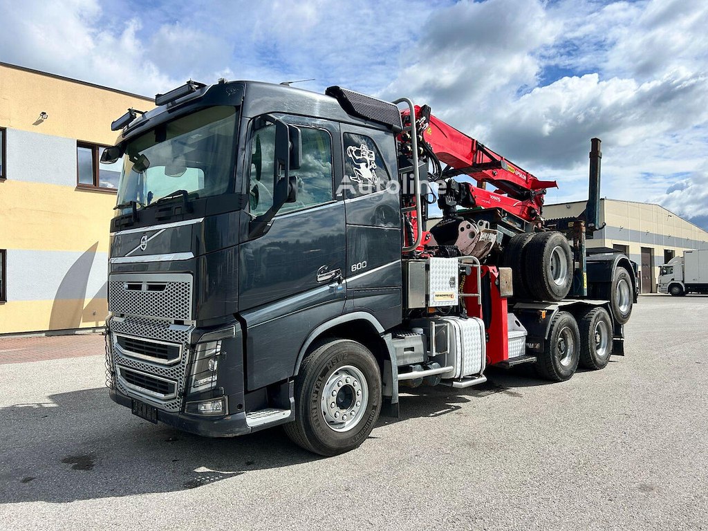 Volvo FH16 6X4 MANUAL + PALFINGER 449h 2022y + DOLL M135 kamion za prevoz drva