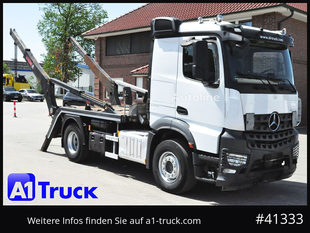 Mercedes-Benz Arocs, 1845, HIAB FTR 12, Funk kamion autopodizač kontejnera
