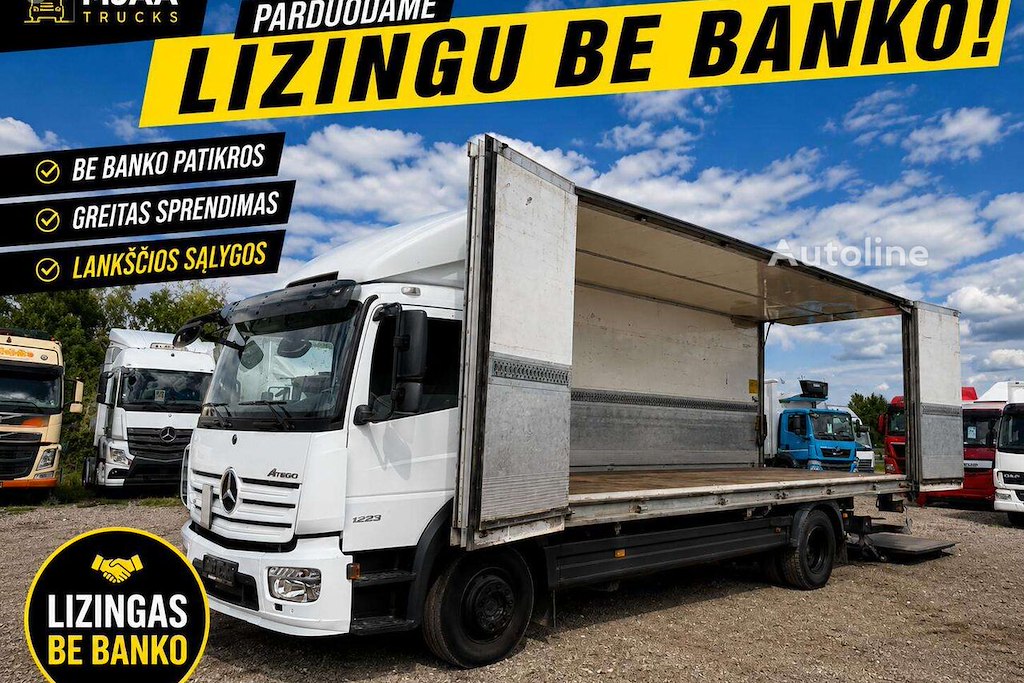 Mercedes-Benz Atego 1223 11,9T atidaromu sonu ir liftu izotermni kamion