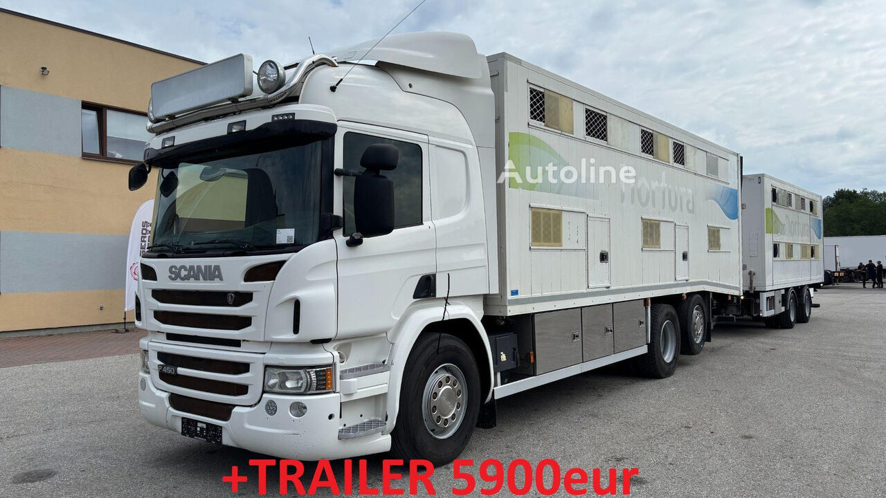 Scania P450 6x2*4 EURO6 + RETARDER + TWO FLOORS kamion za prevoz stoke
