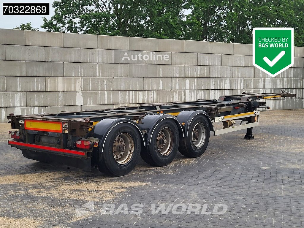 Van Hool S/00149 Lift Axle Multi'45ft poluprikolica za prevoz kontejnera