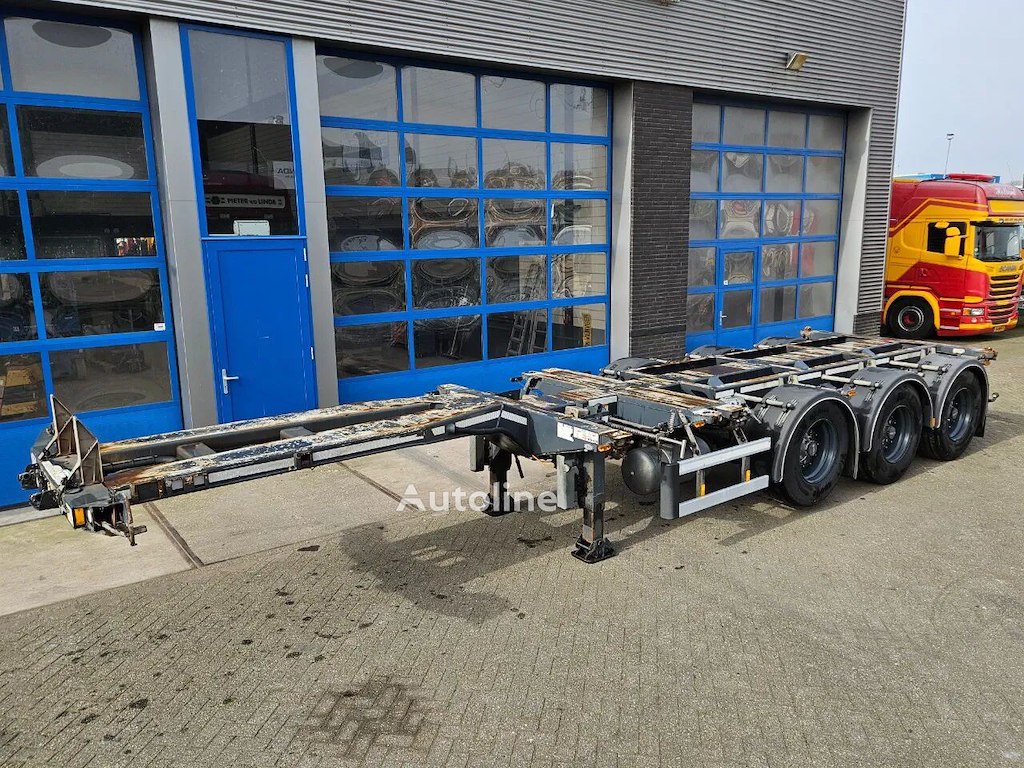 D-Tec Flexitrailer Gescoopeerd Apk TÜV 10-2026 poluprikolica za prevoz kontejnera