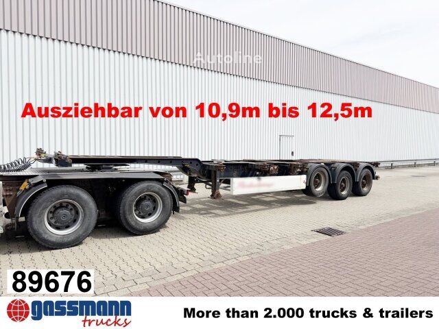 Krone SD Container-Chassi, 20/2x20/30/40 Fuß poluprikolica za prevoz kontejnera