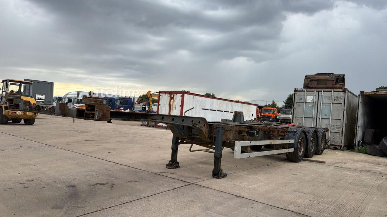 Krone SD27 (BE TRAILER / SAF AXLES / 40 PIEDS) poluprikolica za prevoz kontejnera