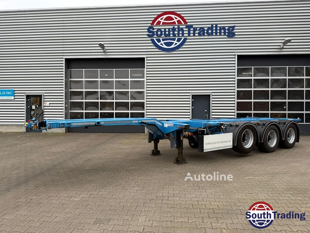 D-Tec FLEXITRAILER APK/MOT/TUF 31-01-2027 poluprikolica za prevoz kontejnera