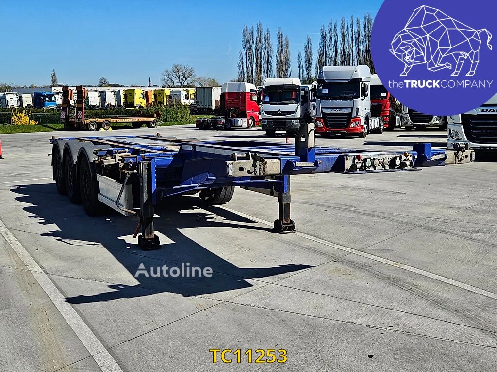 Renders poluprikolica za prevoz kontejnera