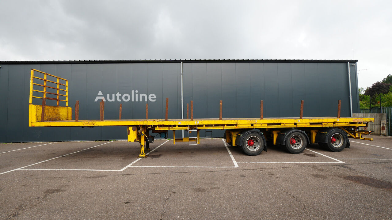 Nooteboom 3 axle extendable flatbed trailer poluprikolica platforma