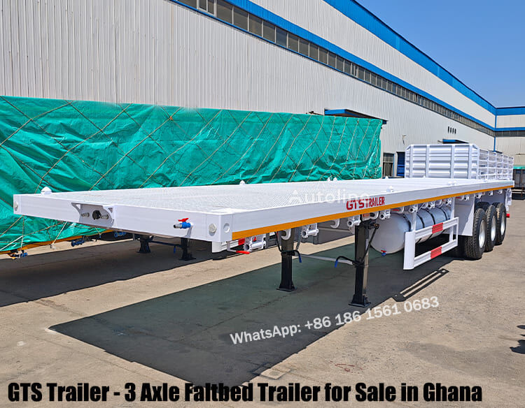 Nova GTS Trailer - Flatbed Trailer for Sale in Ghana poluprikolica platforma