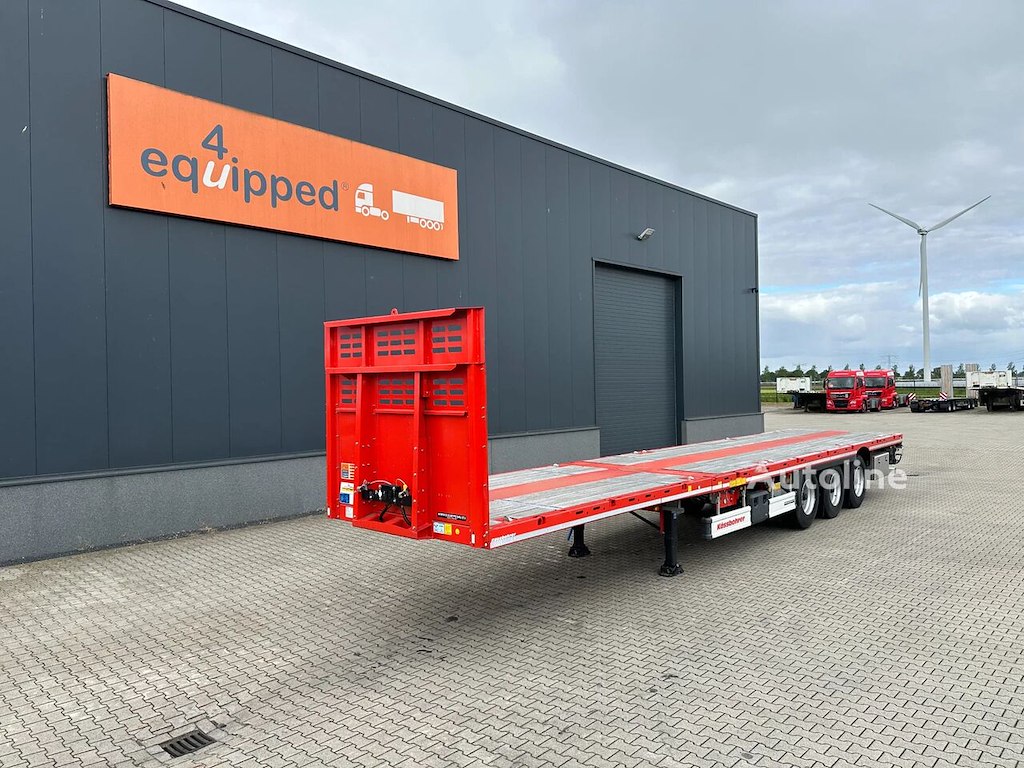 KAESSBOHRER new and unused Heavy-Duty flatbed / 690cm extendable poluprikolica platforma