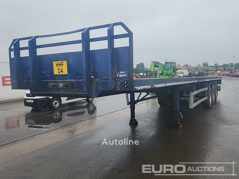 Prodaje se Montracon 45' Tri Axle Flat Trailer, Twist Locks poluprikolicu platformu na aukciji