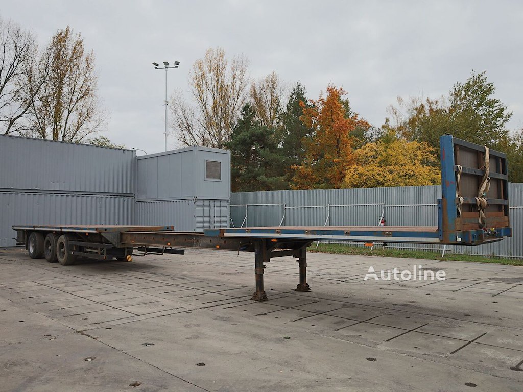 Schmitz Cargobull NÁKLADNÍ NÁVĚS ROZTAHOVACÍ (23 m), PLOŠINA, PLATO, PODVAL, NATÁČ poluprikolica platforma
