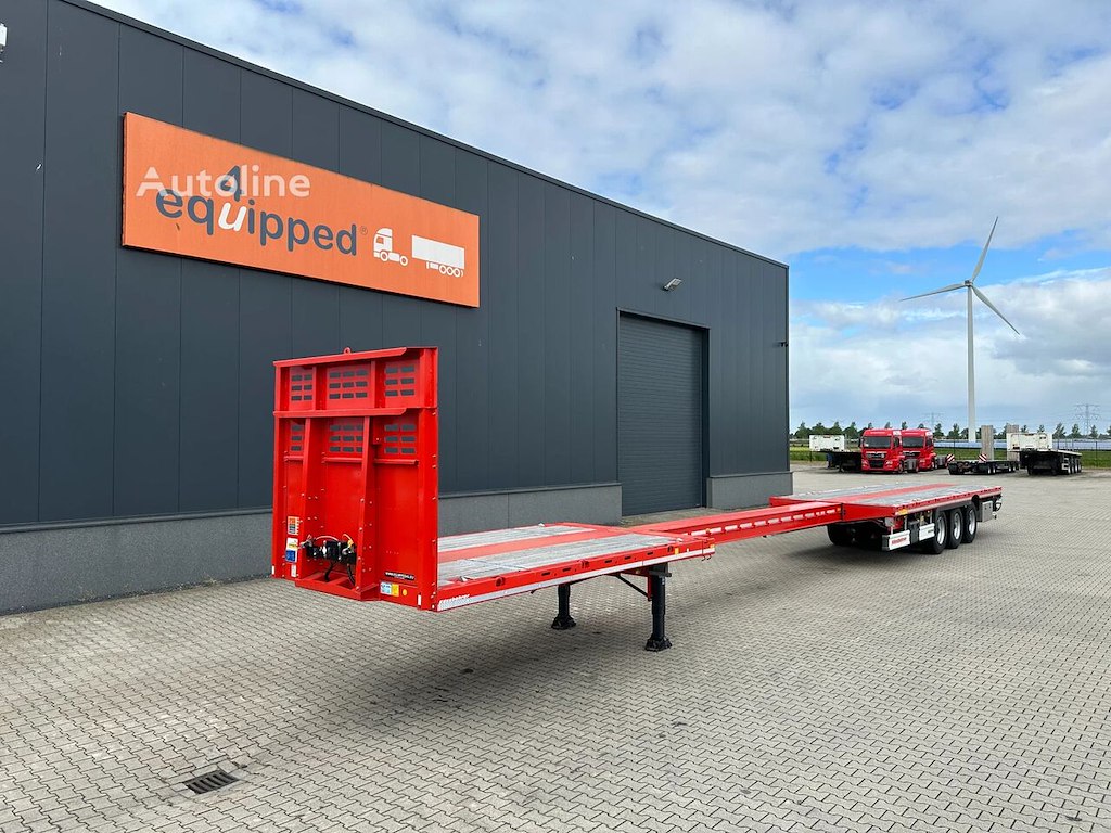 KAESSBOHRER new and unused Heavy-Duty flatbed / 690cm extendable poluprikolica platforma