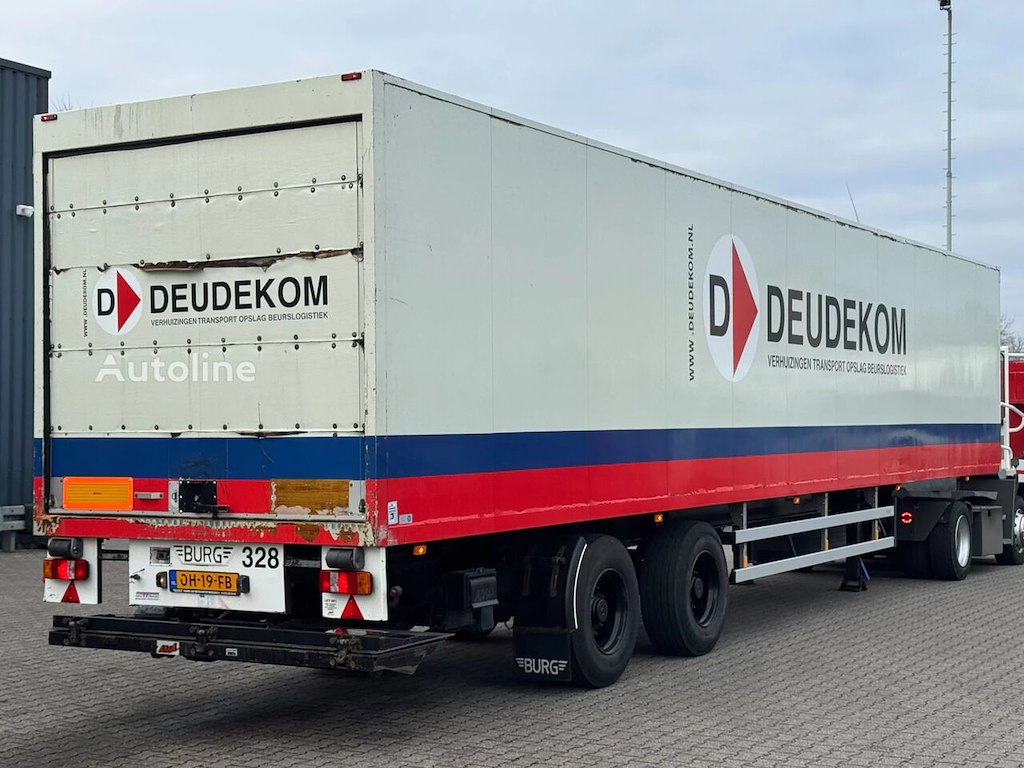Burg BPO 12-18-GRNXX Gesloten Trailer / Stuur-as / Roldeur Defect furgon poluprikolica