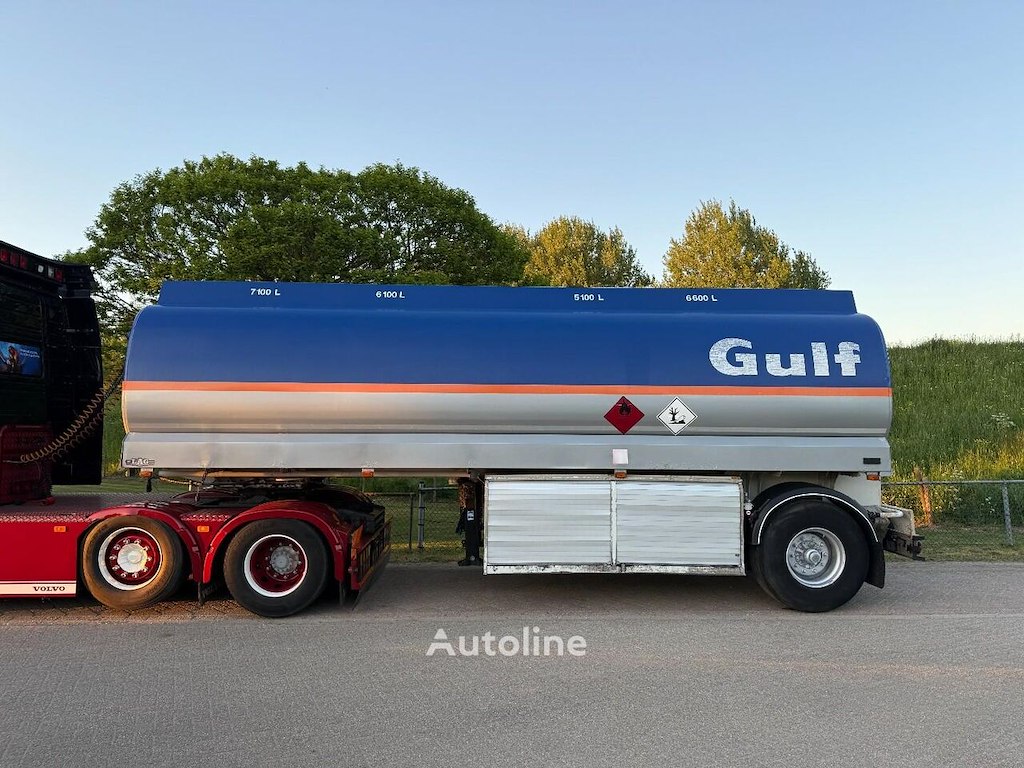LAG Branstof 25,000 liters, Fuel, 4 compartments, ADR, Gasoline, Die cisterna za goriva i maziva