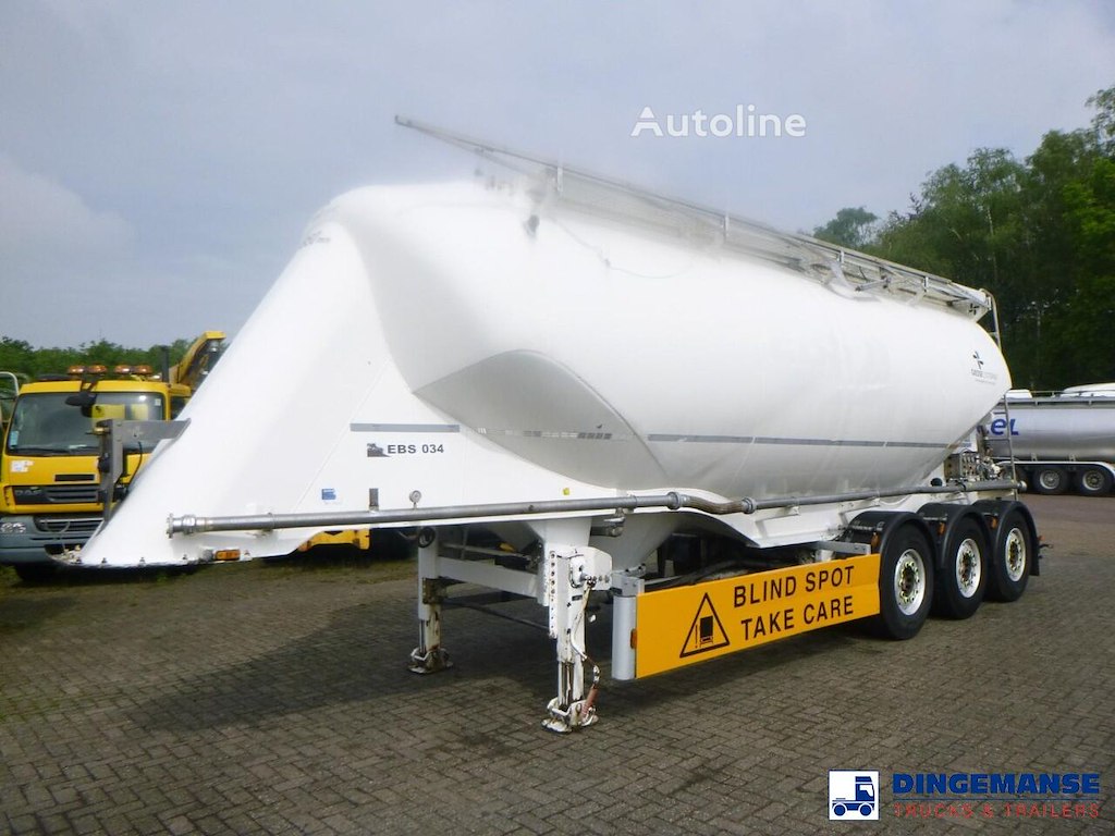 Tank GS Powder alu 36 m3 / 1 comp cisterna za prevoz cementa
