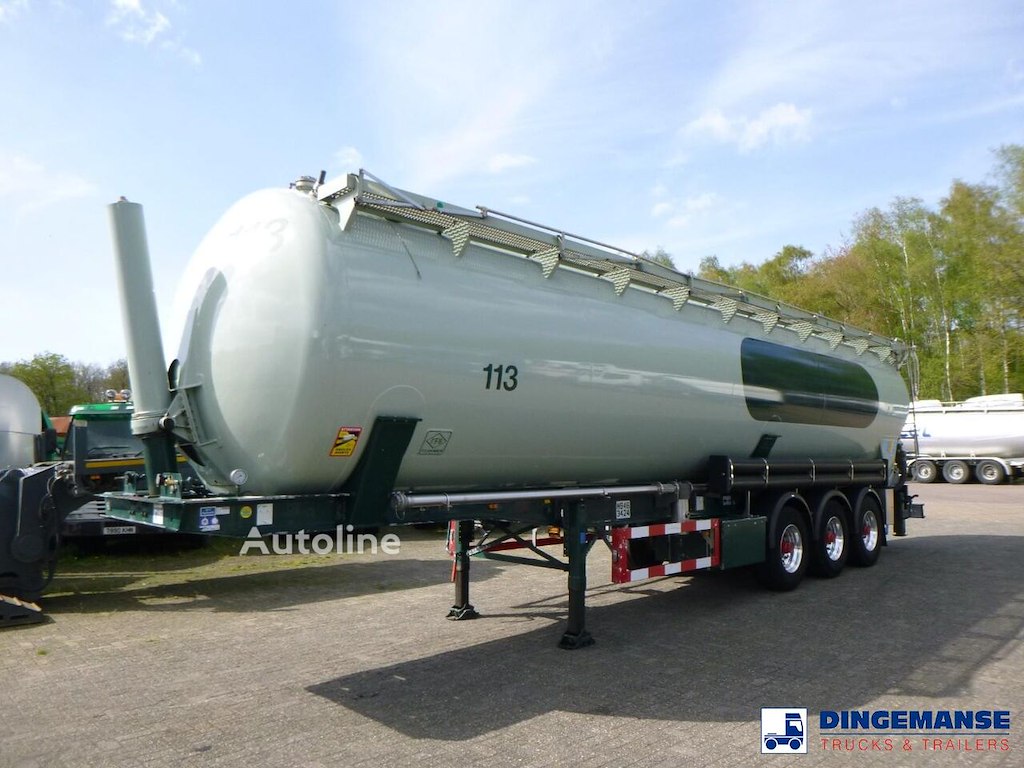 Feldbinder Powder tank alu 60 m3 (tipping) cisterna silos